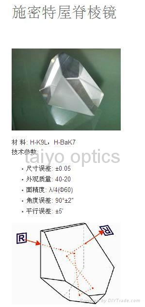 Schmidt ridge prism - Schmidt prism - Taiyo (China Manufacturer ...