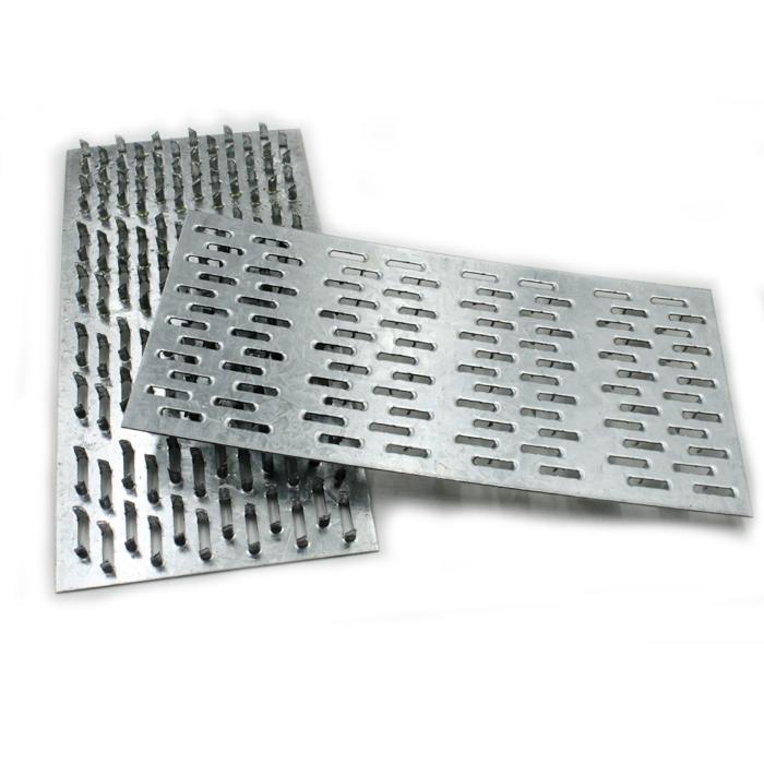 Galvanized steel connector plates for timber - nail plates - SUREALONG ...