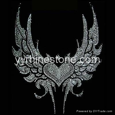 Angel wings rhinestone iron on transfers - yy-0104421 - YY (China ...