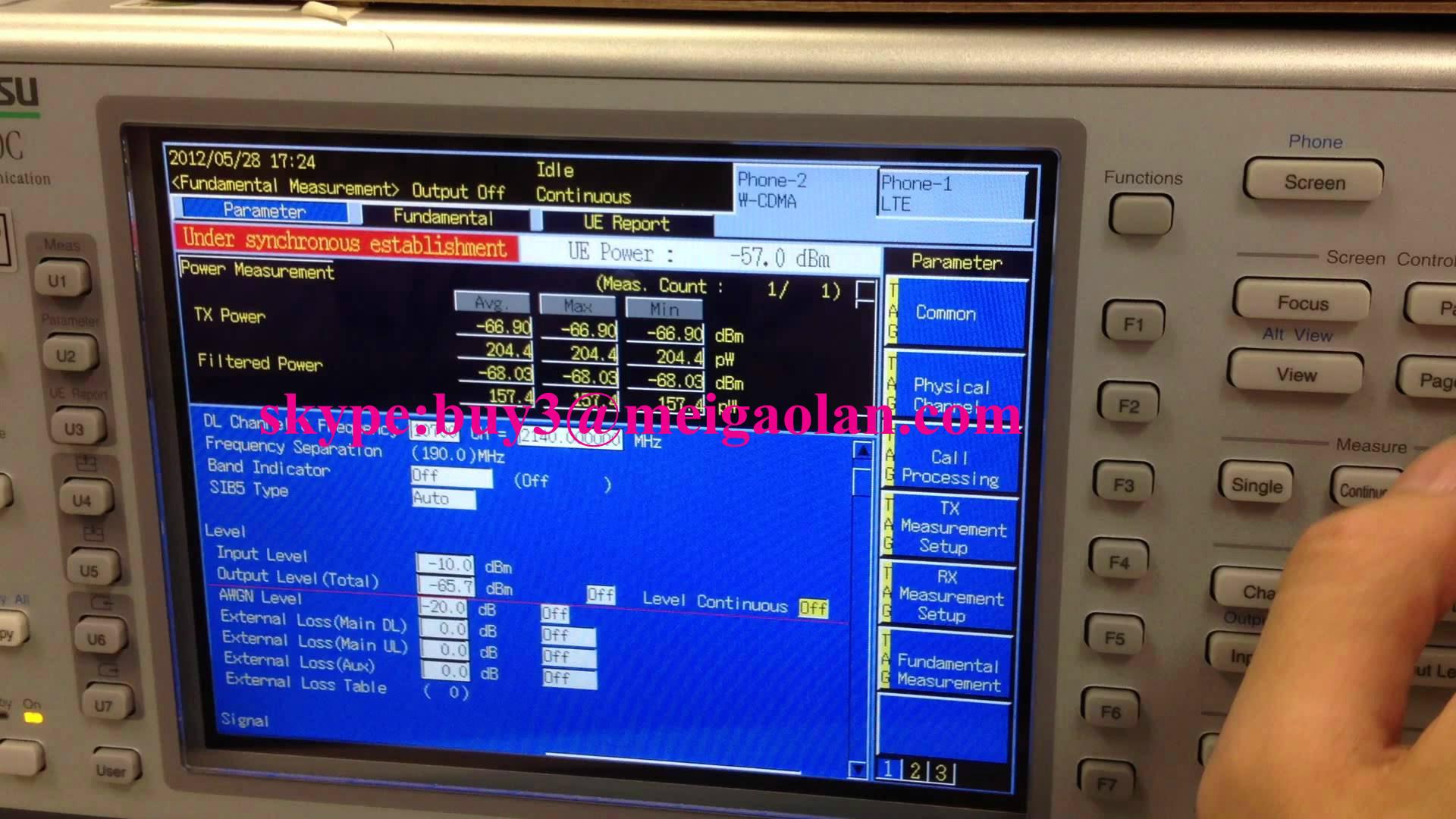MT8820C Radio Communication Analyzer - Anritsu (China Trading Company ...