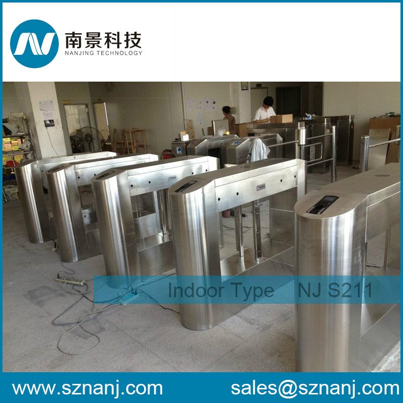 Pedestrian Access Control Gate Sliding Turnstile for Railway Station ...