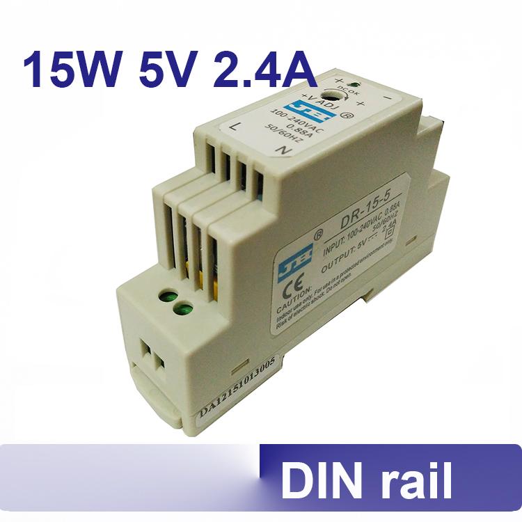 15w 5v din rail power supply 100-240V input DR-15-5 - JH (China ...