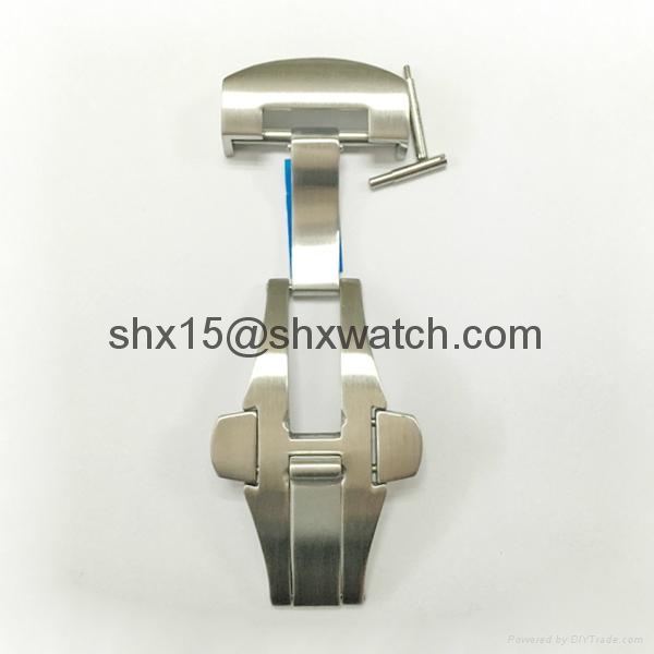 Metal stainless steel butterfly watch buckle 26mm - SHX-B01 - SHX ...