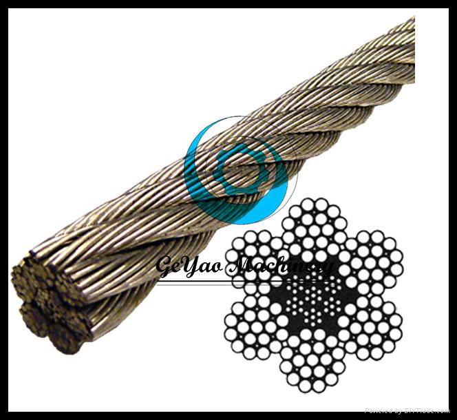 Stainless Steel Wire Rope 304 IWRC- 6x19 Class (Lineal Foot) - Geyo ...