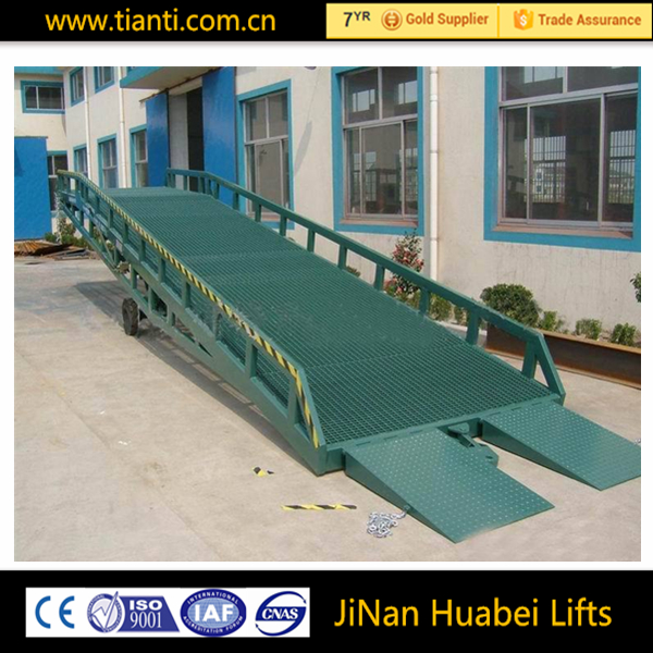 Heavy duty container hydraulic loading ramp for sale - SJDQ10-0.9 ...