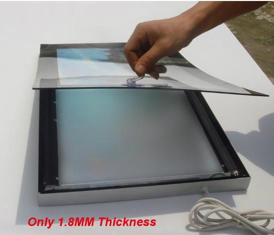 magnetic aluminum slim light box - magnetic A2 - RHB (China ...