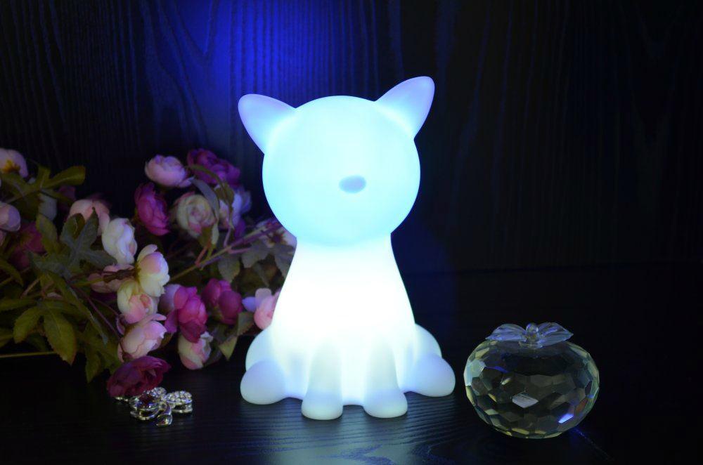LED Mood Light Night Lamp - Animal Cat LED Night Light - wadelights ...