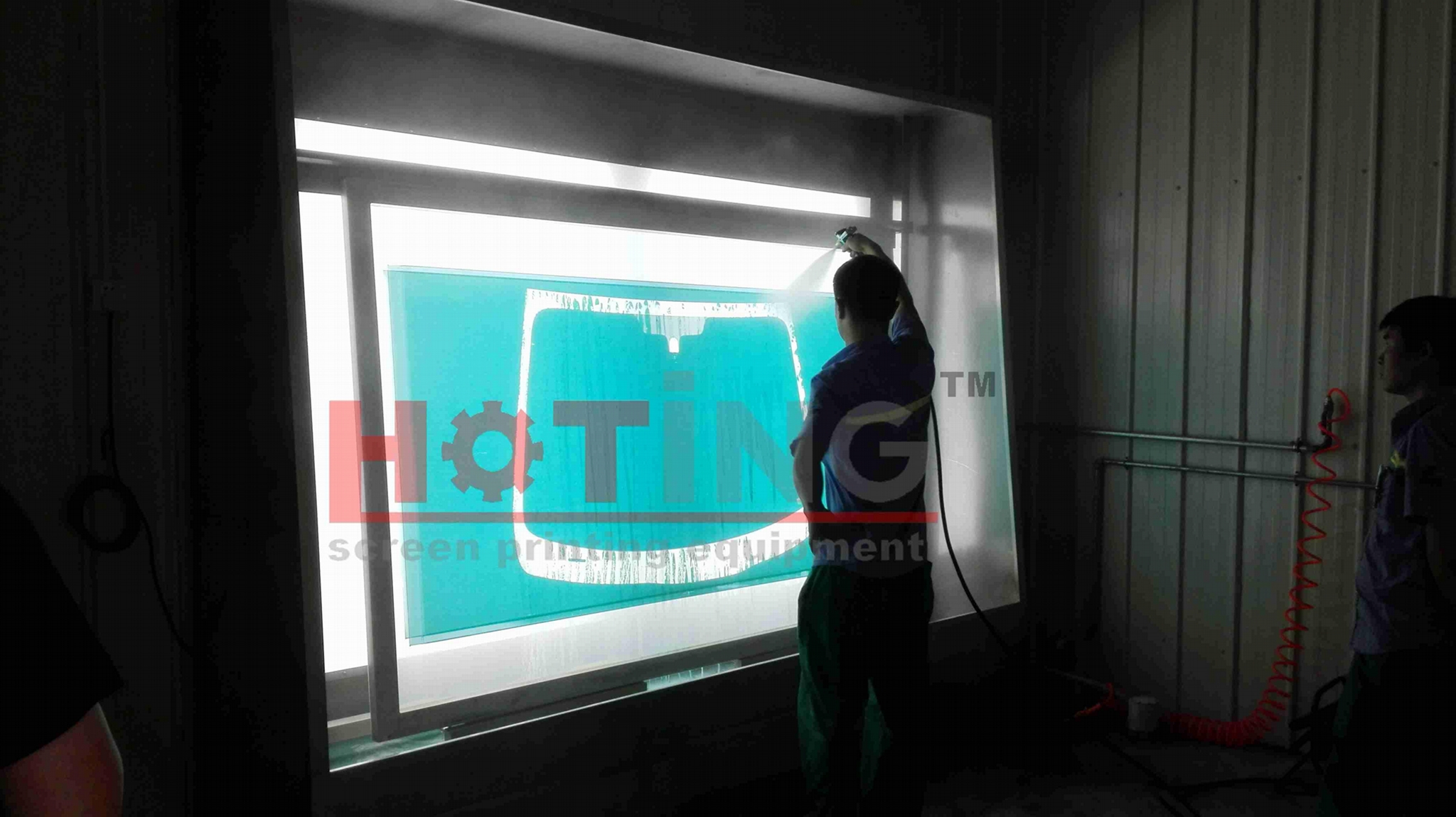 Washing booth for screen printing screens, washout booth (China ...