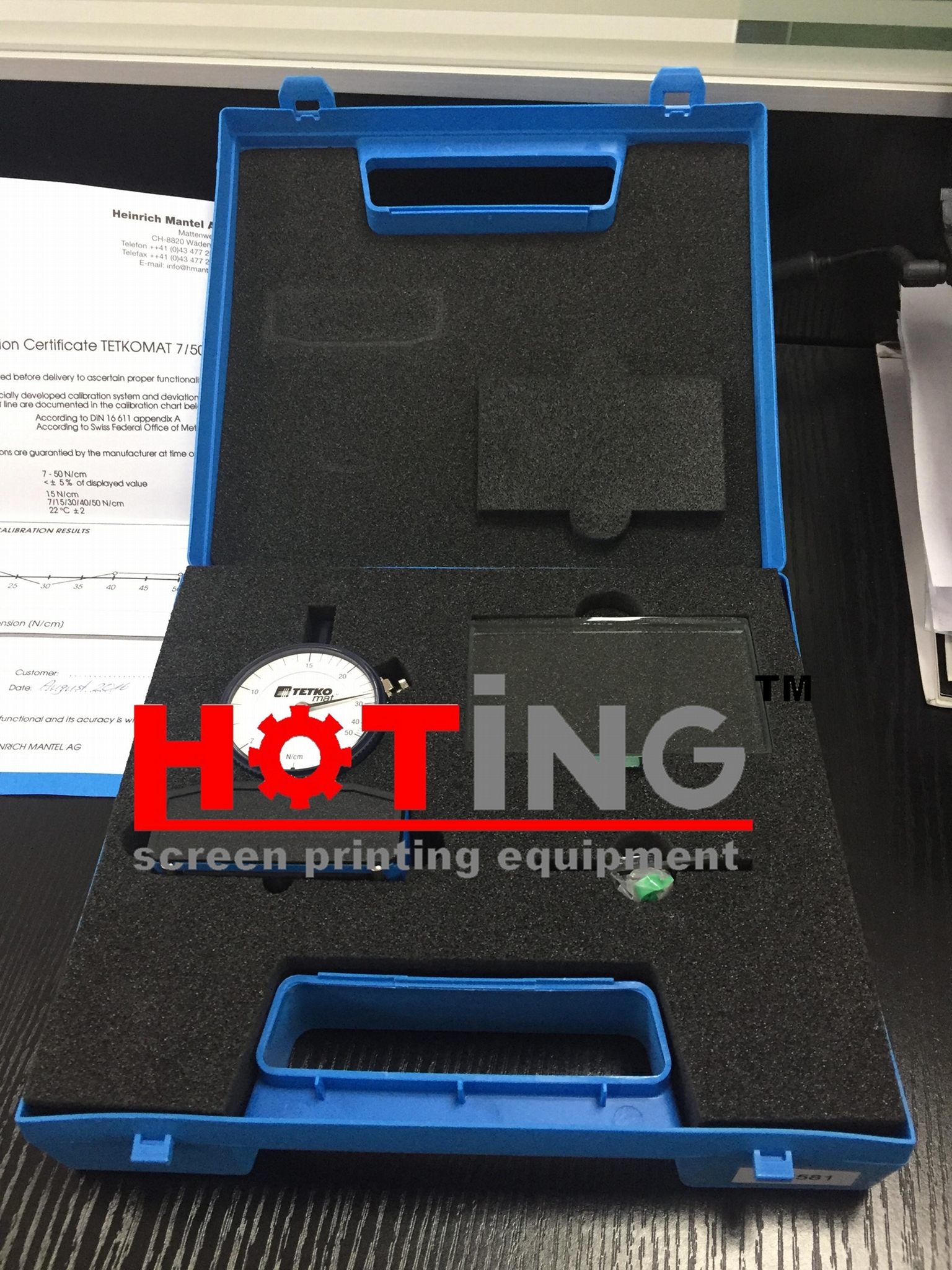 Screen printing tension meter, tension guage, screen tension machine ...