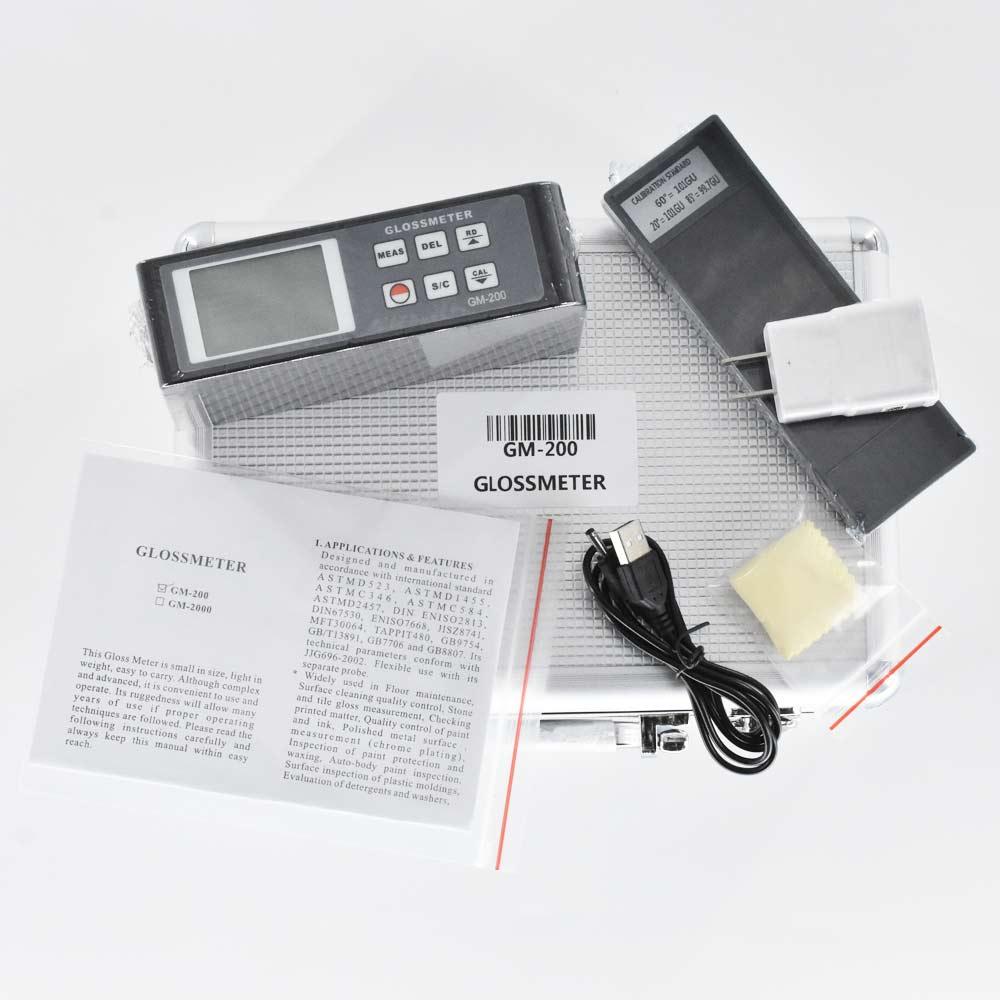 Multi-Angle Gloss Meter Tester 20/60/85 Degree 0.1-200GU Glossmeter ...