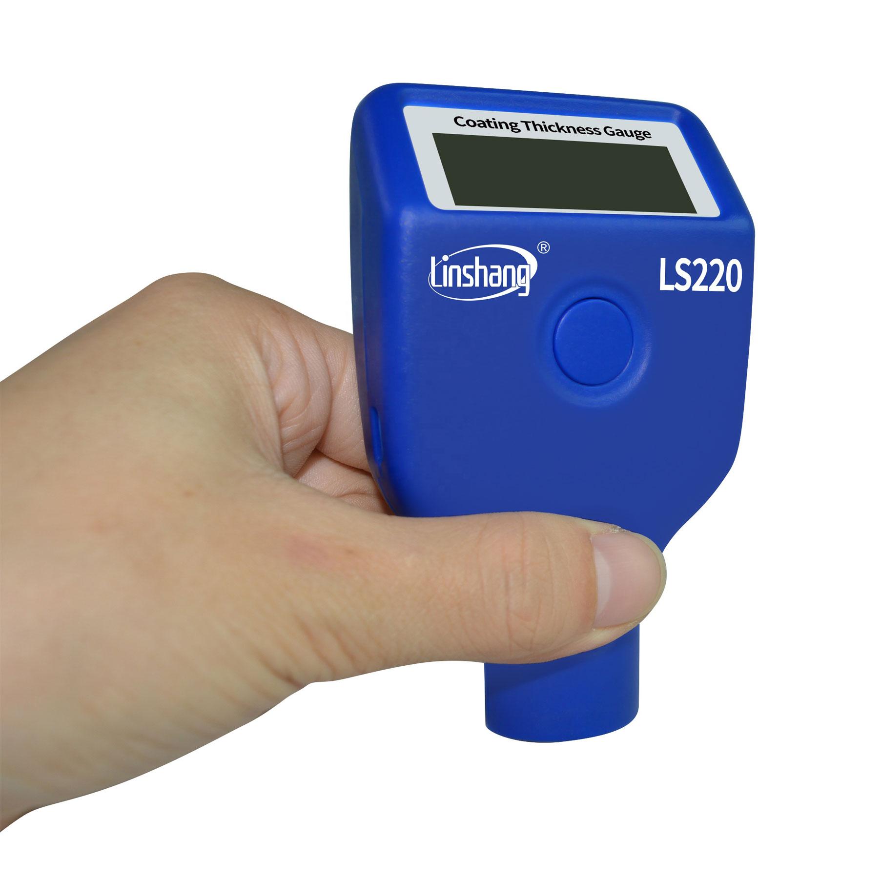 LS220 portable Paint Meter Digital surface coating thickness Meter 0 ...