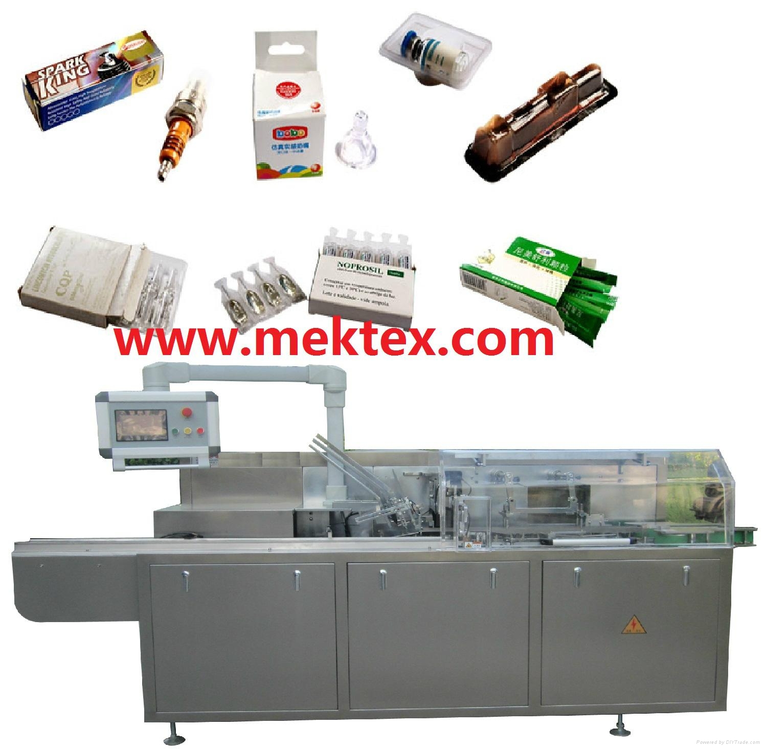 Alcohol pad Wet Tissue Automatic Cartoning Box Machine - MEK-7500 ...