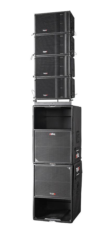 Light-mobile professional sound system for touring show - T2 - Tasso ...