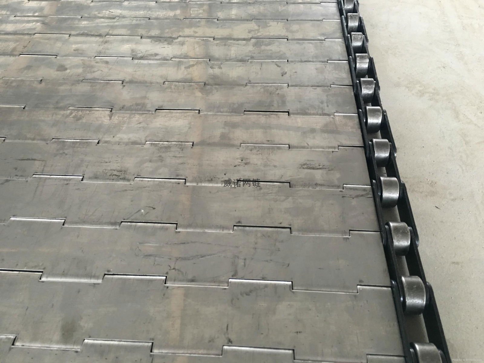 Conveying line chain plate type stainless steel mesh belt - Vinot ...