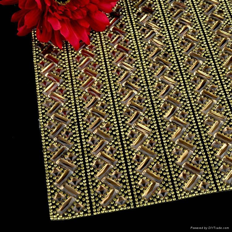 Wholesale Bling Bling 24X40cm Hotfix Rhinestone Mesh Sheet Trimming ...