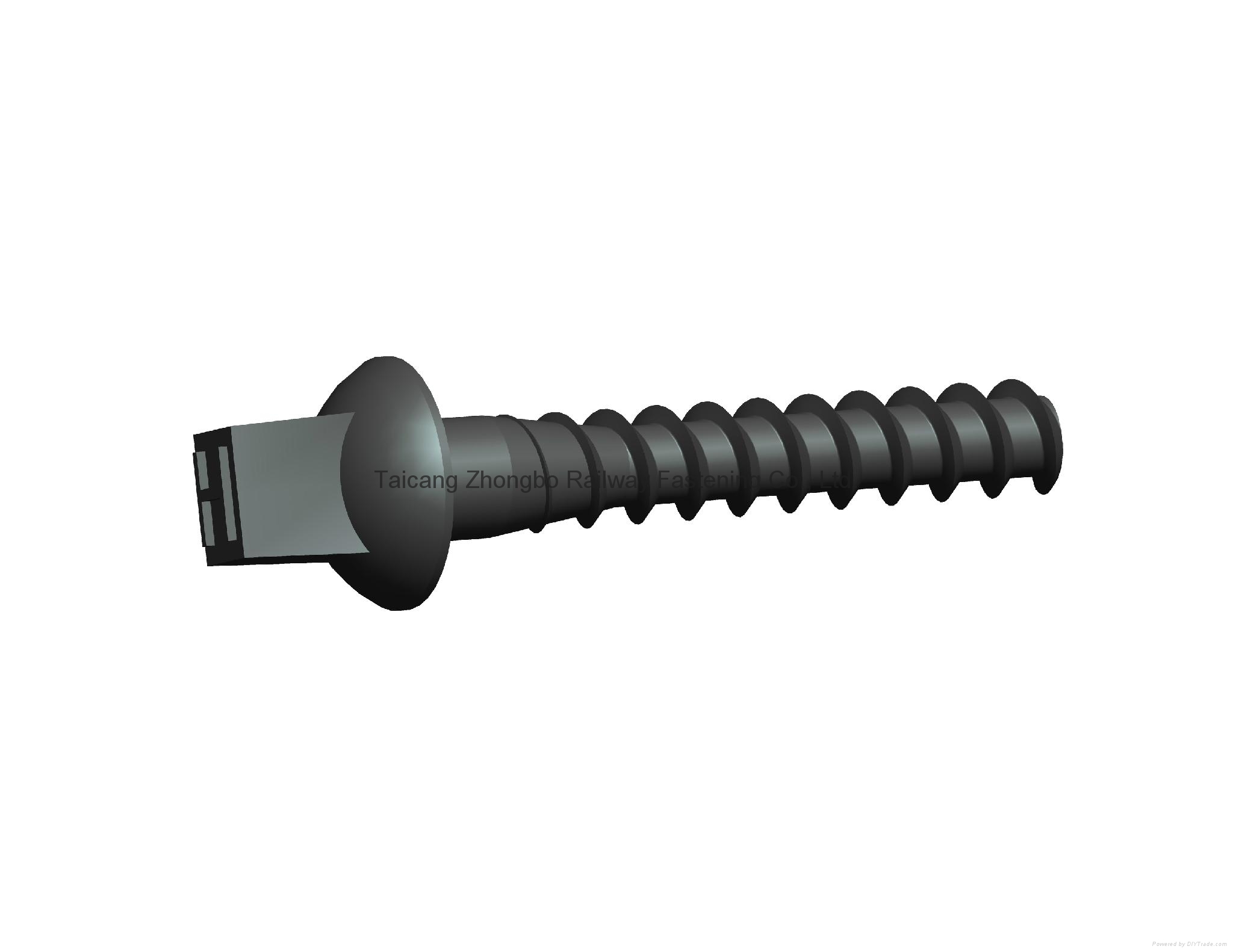 Screw spikes used in tie plates - ZBRF-016 - ZBRF (China Manufacturer ...