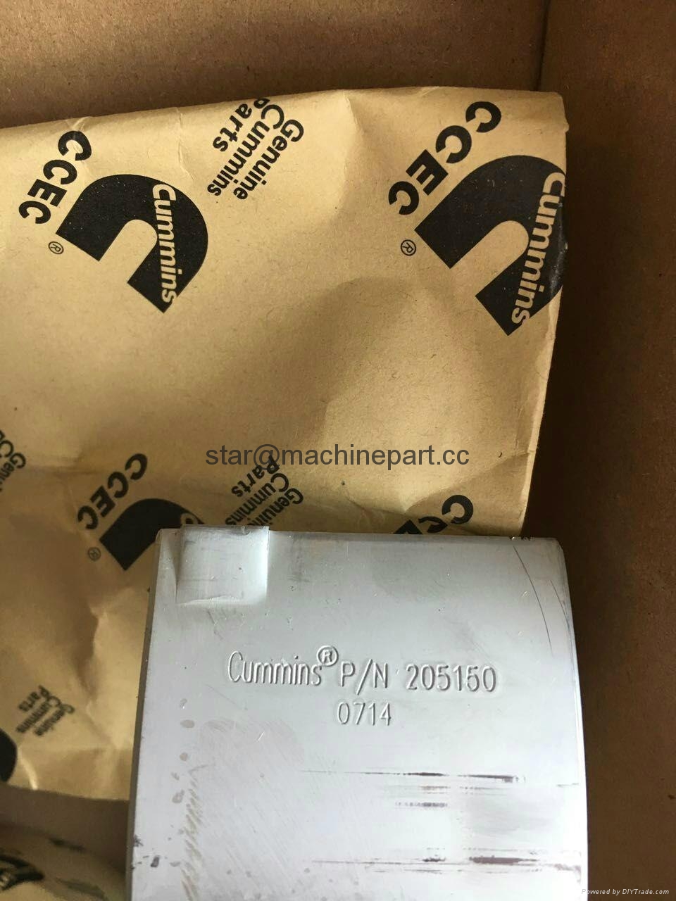 genuine Cummins CCEC KTA19 main bearing set AR12270 (China Trading ...