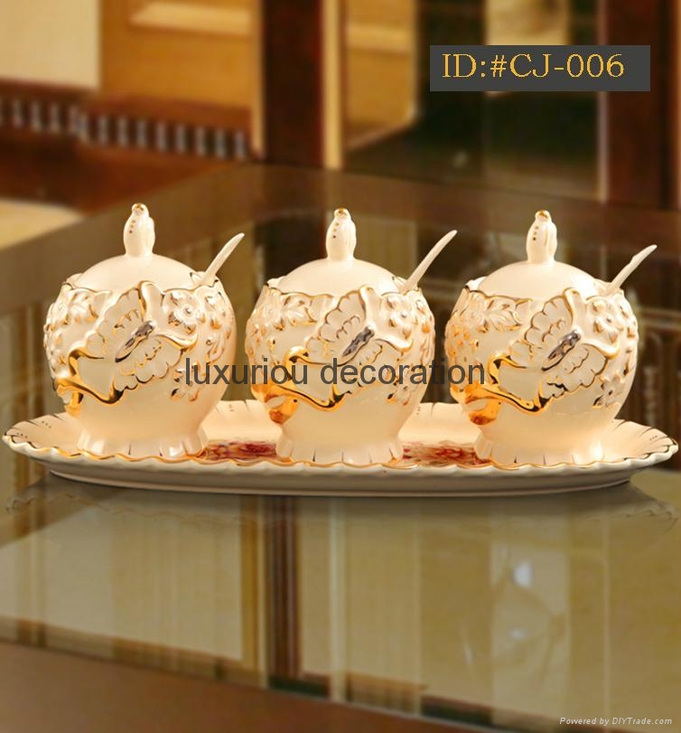 L-D European style ceramic Cruet set (China Manufacturer) - Household ...