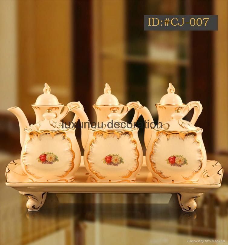 L-D European style ceramic Cruet set (China Manufacturer) - Household ...