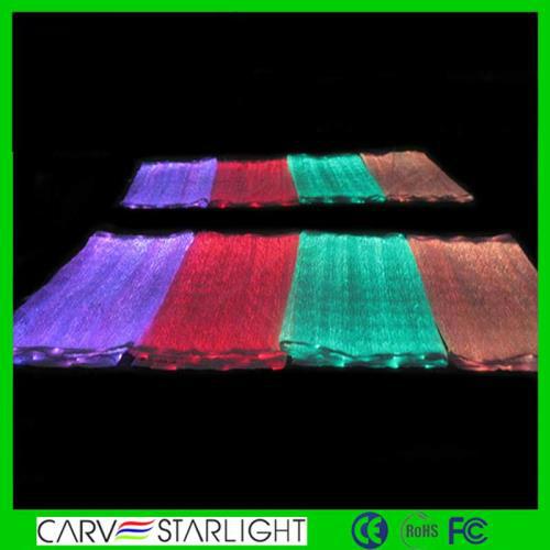 The luminous fiber optic light up LED cloth fabric textile - YQ-100 ...