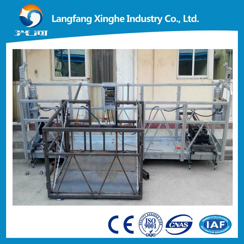 aluminium alloy electric hanging suspended platform - zlp630 / 800 ...
