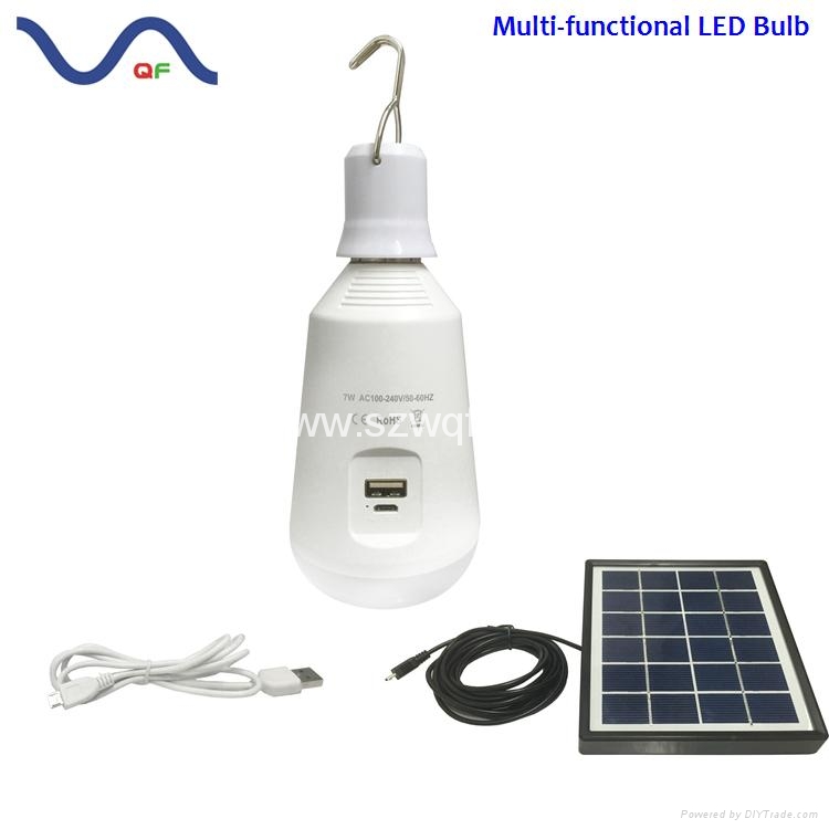 Multi-function LED Bulb 7W Emergency Light - QF-168B - WQF (China ...