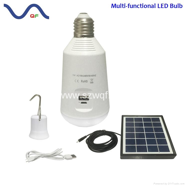 Multi-function LED Bulb 7W Emergency Light - QF-168B - WQF (China ...
