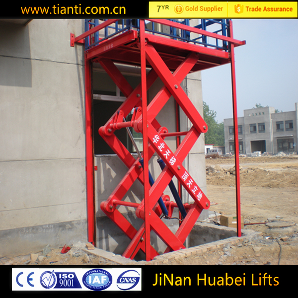 5m fixed forklift access aerial platforms - branding machines - SJPT ...