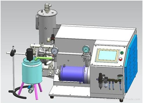 Lab bead mill for fineness test of coating, paint - LCT-1L - Naonch ...