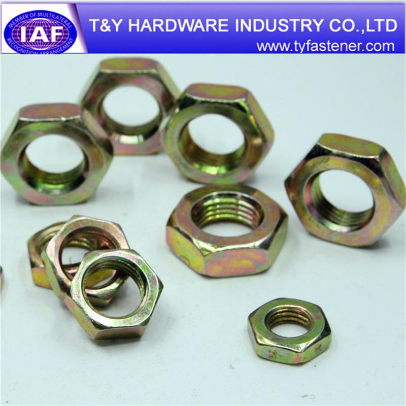 Hex nuts din 934 metric fine thread - M4-M42 - TY (China Trading ...