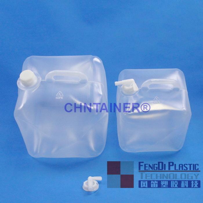 15 Litre Collapsible Water Jerry Can with Top Handle - CFD-CUB3015 ...