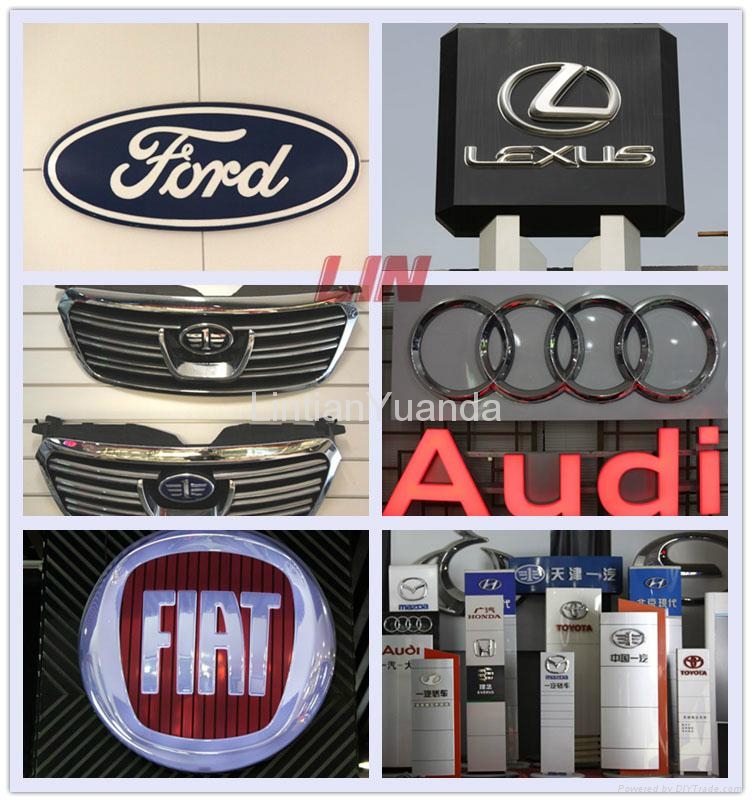 Outdoor Chrome Vacuum forming Acrylic Backlit LED Car Sign (China Manufacturer) - Exhibition ...