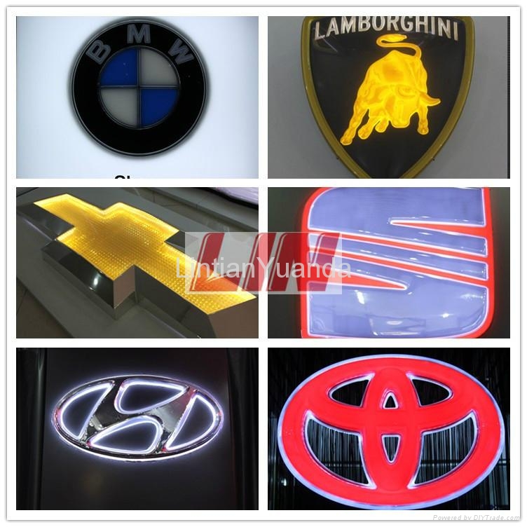 Outdoor Chrome Vacuum forming Acrylic Backlit LED Car Sign (China Manufacturer) - Exhibition ...