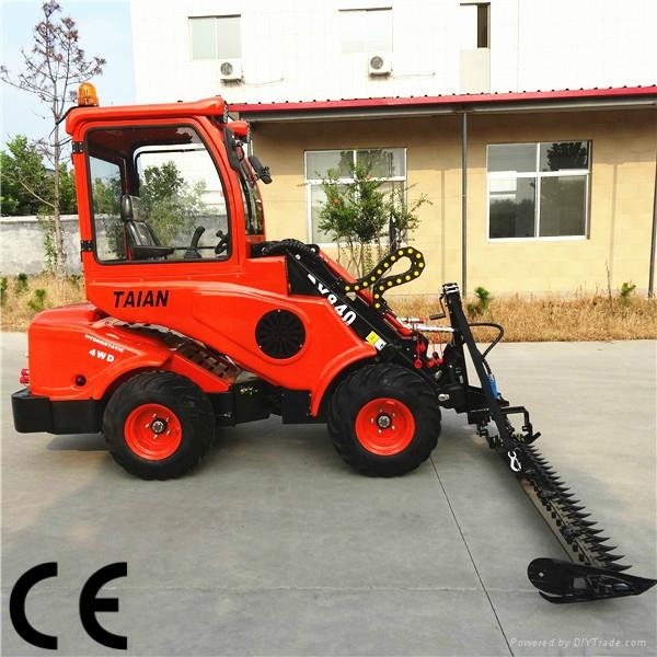 4WD mini loader DY840 articulated front end loader - TAIAN (China ...