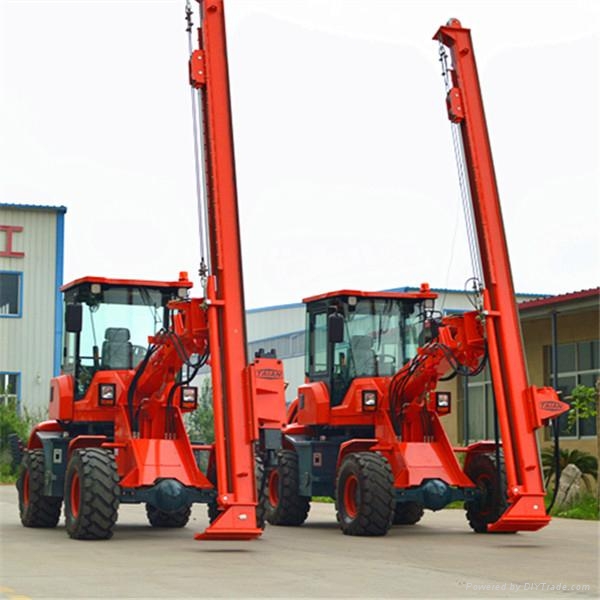 Hot sale 2.5ton telehandler TL2500 4WD farms tractor with front loader ...