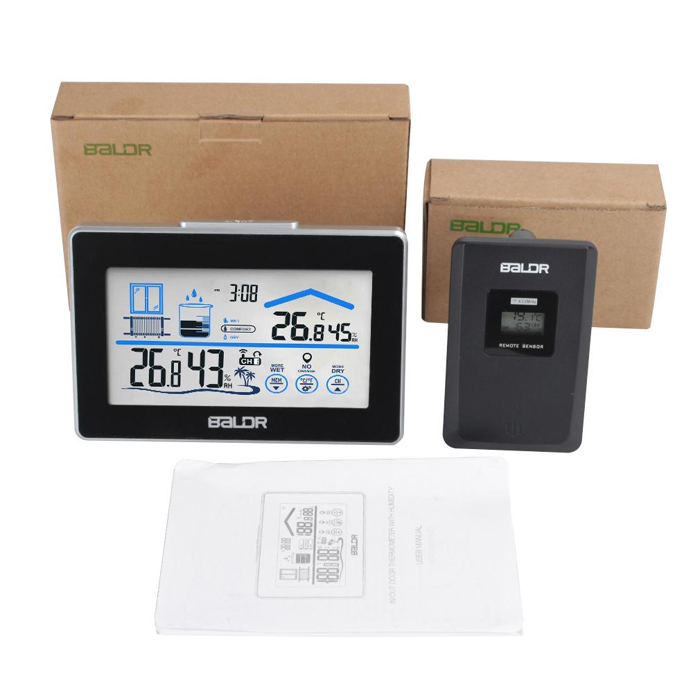 electric thermometer clock - WS0317BL1 - baldr (United States of ...