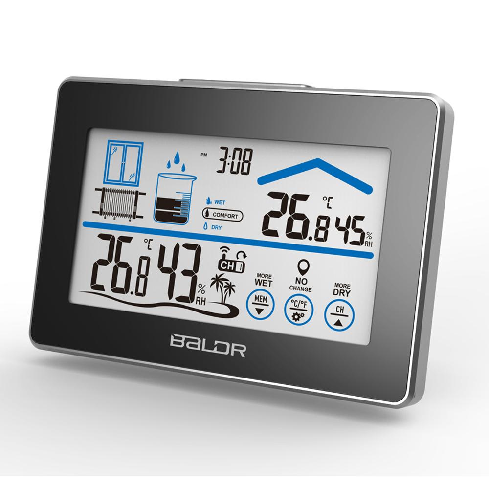 electric thermometer clock - WS0317BL1 - baldr (United States of ...