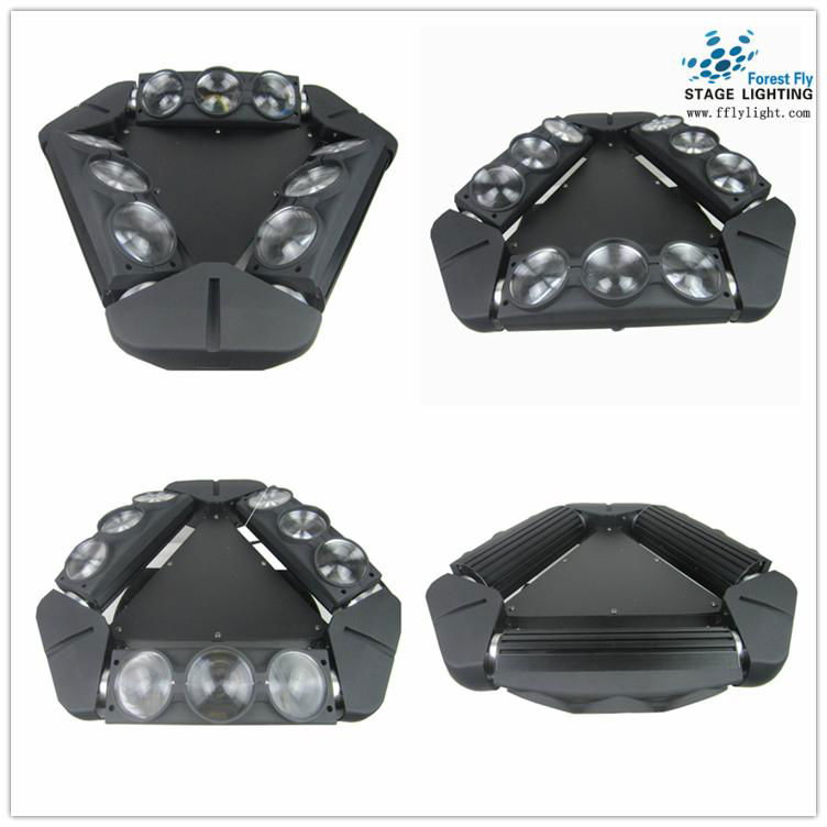 9pcs 10w rgbw 4 in 1 led beam moving head spider beam light - LX-B012 ...