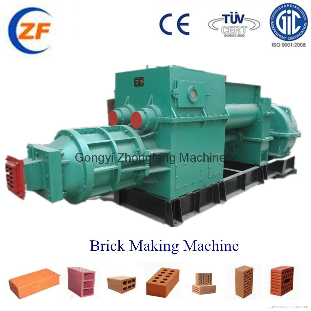 Small Investment Double stage vacuum extruder brick making machine ...