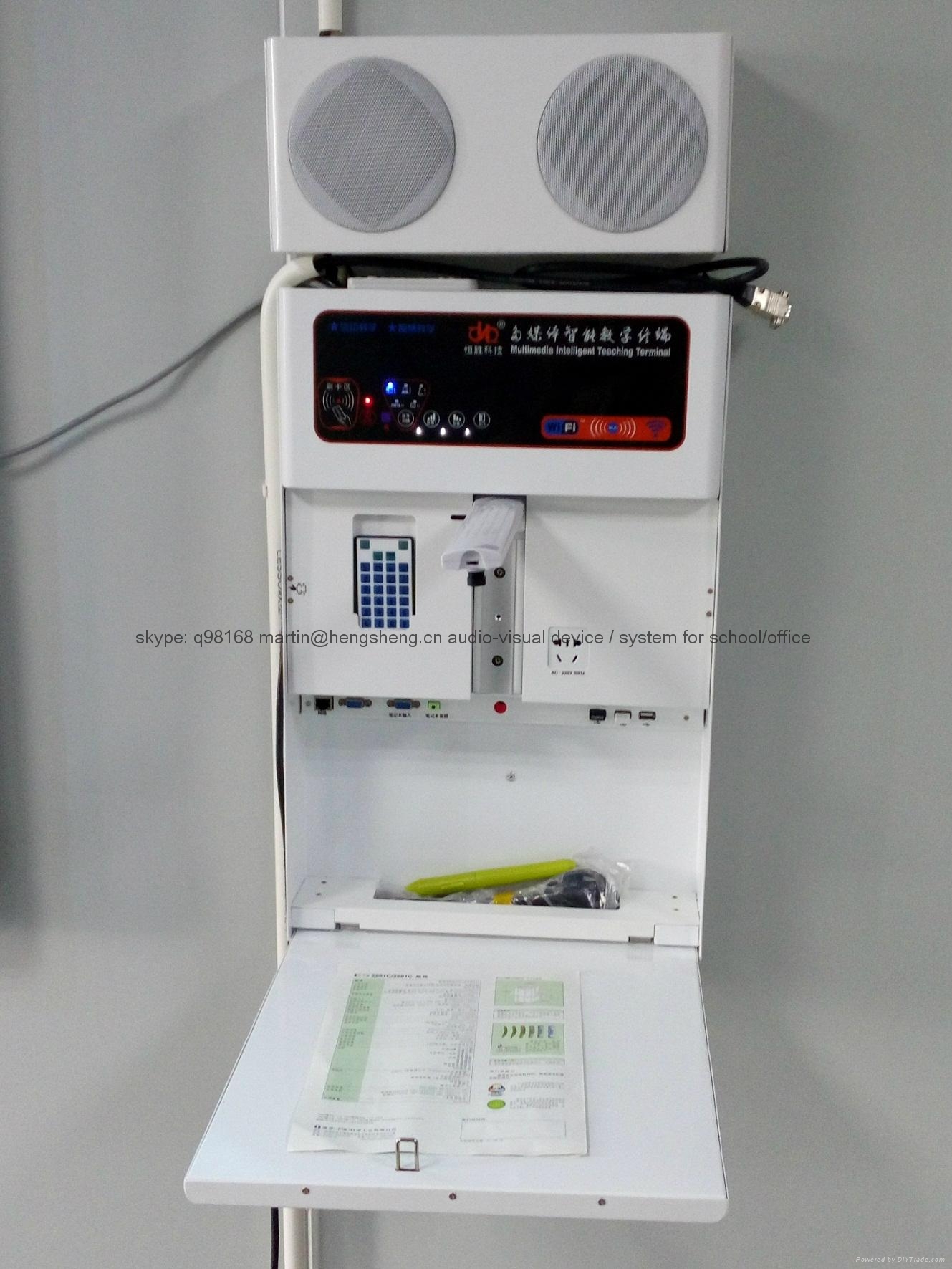 Wall Mounted Multimedia Terminal All In One OPS PC - MIT-100 ...