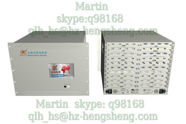 Analog digital Video signal matrix switch signal matrix switcher - HS ...