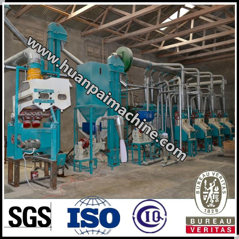 whole set wheat flour making machine - 6FTP-20T - Huanpai (China ...