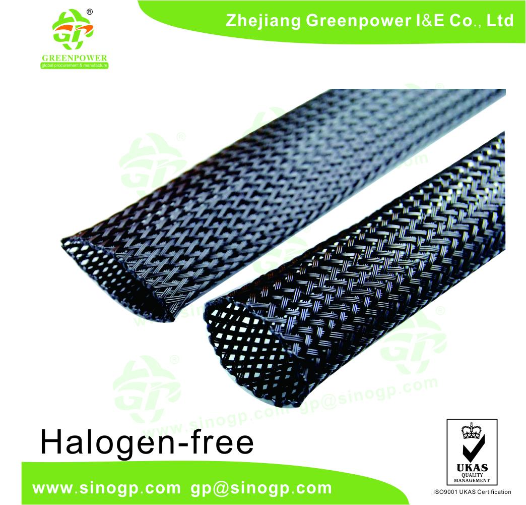 Plastic Telescopic braided sleeve for Power Electric Wiring Protection ...
