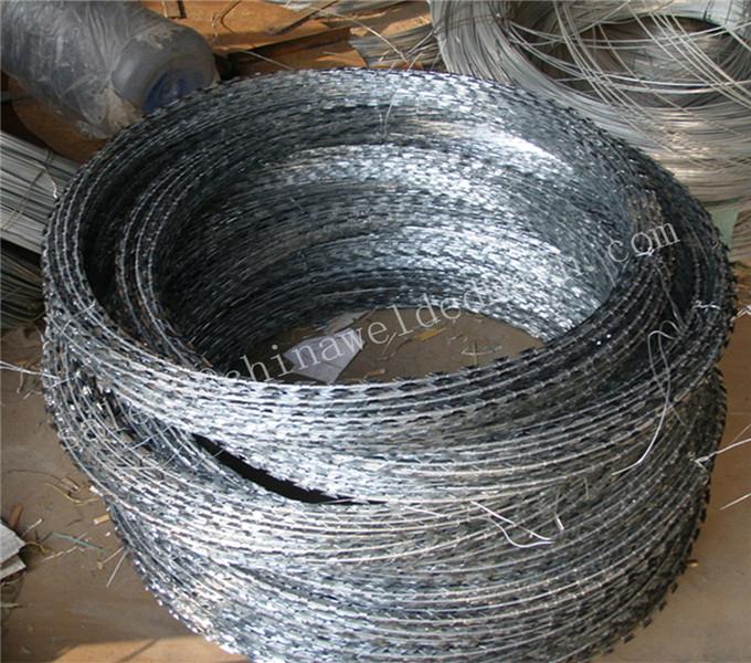 hot-dipped galvanized razor barbed wire - 007 - HL (China Manufacturer ...
