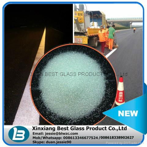 Spherical Glass Beads for Road Marking Reflector for sale - EN1423 ...
