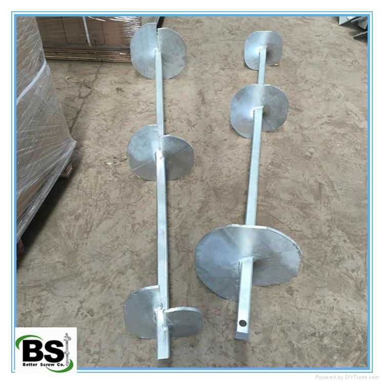 helical piles foundation Push buliding sturdy - 3ft/5ft/6ft/7ft - BS ...