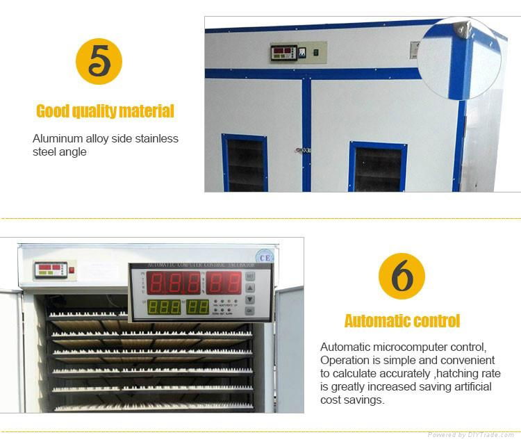 automatic chicken egg breeding incubator machine YZITE-13 - HHD (China ...