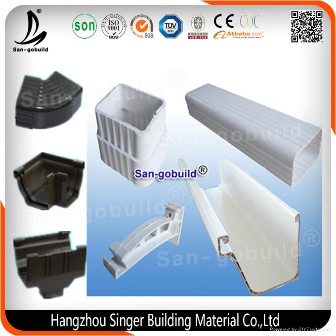 New Style PVC Rain Gutter (China Manufacturer) - Building Steel ...