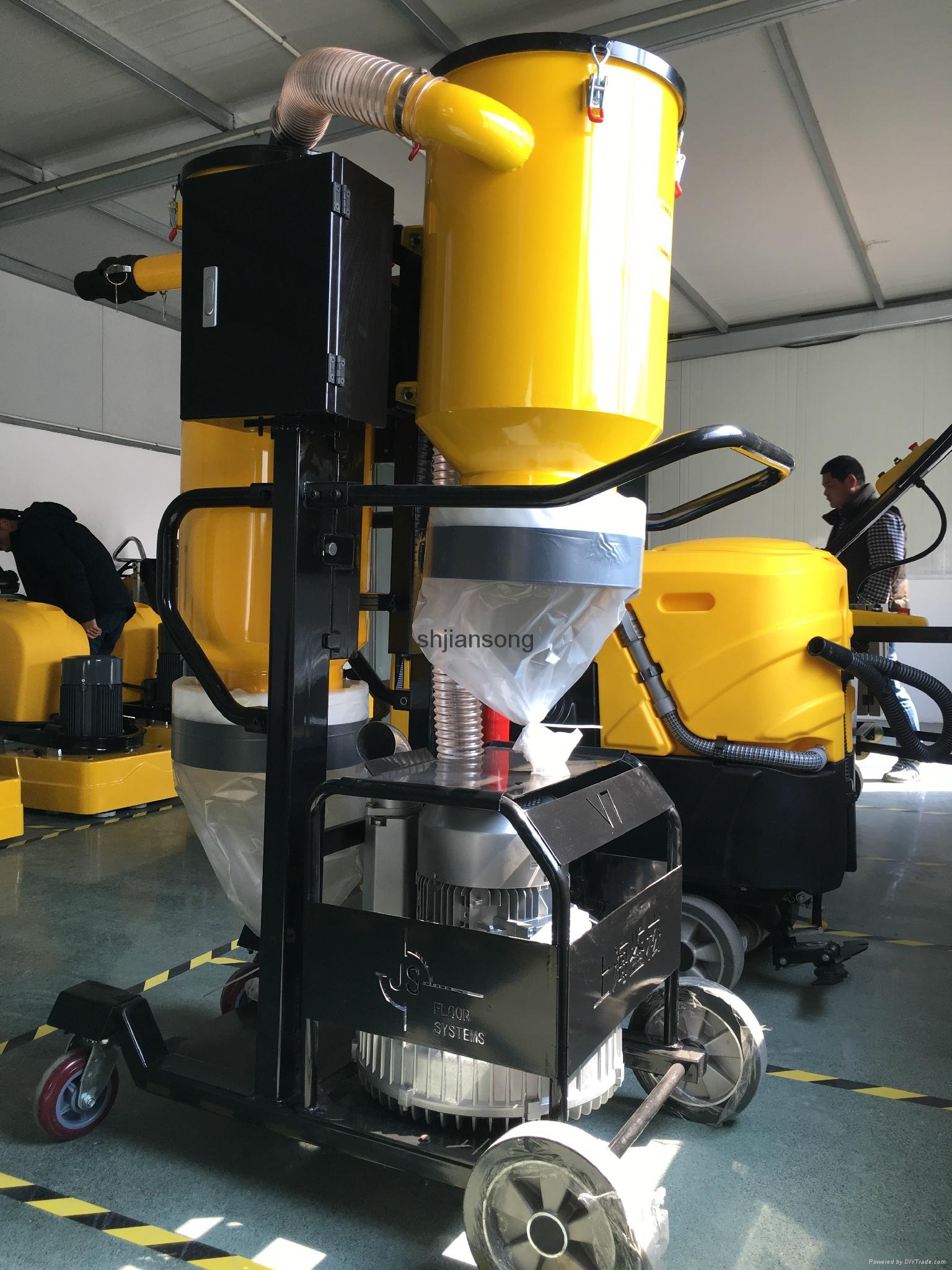 V7 Heavy duty cyclone system vacuum cleaner for concrete floor - JS ...