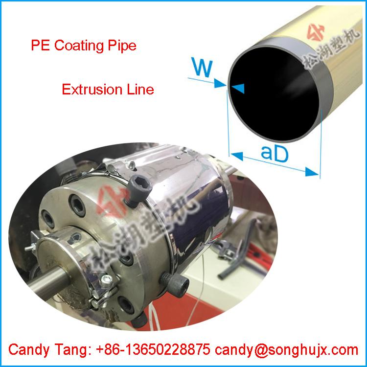 PE Coated Steel Pipe Extrusion Line - Dongguan Songhu Plastic Machine ...